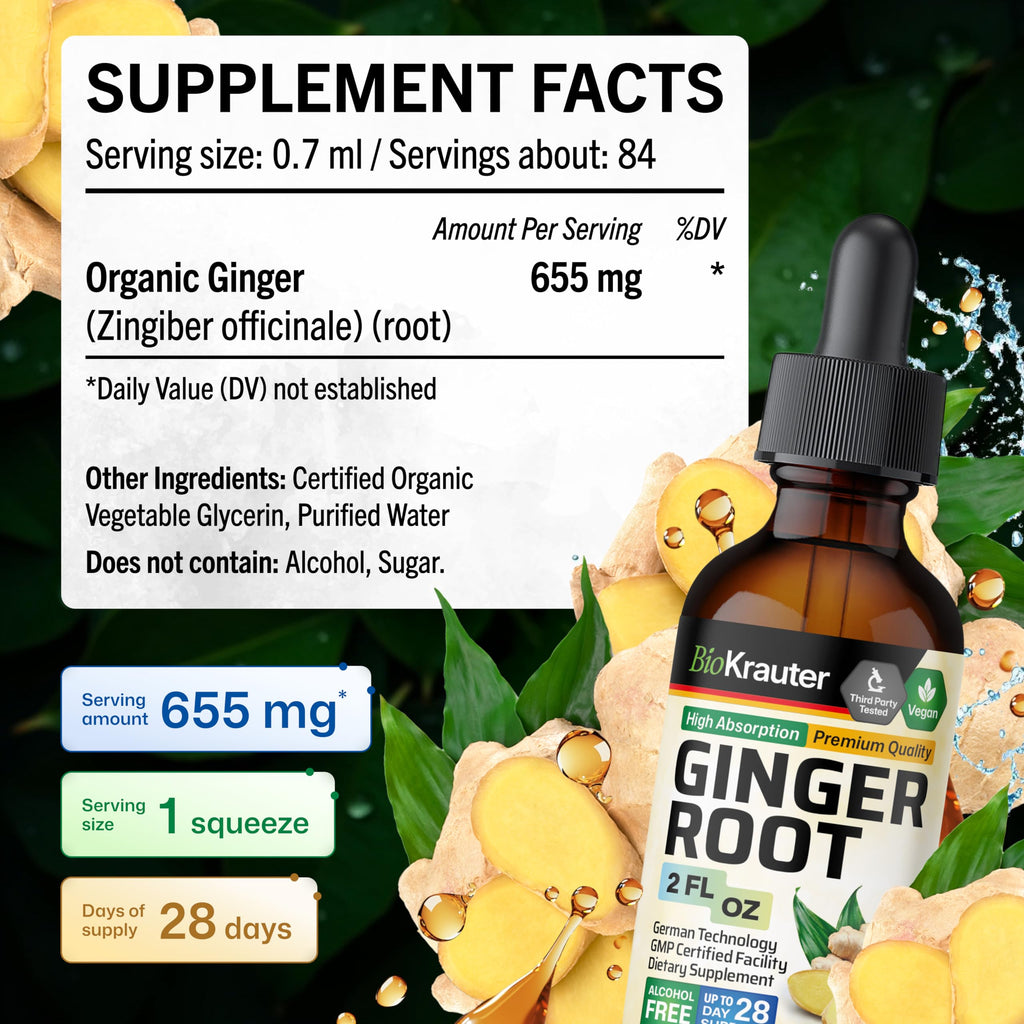 premium ginger liquid for vitality