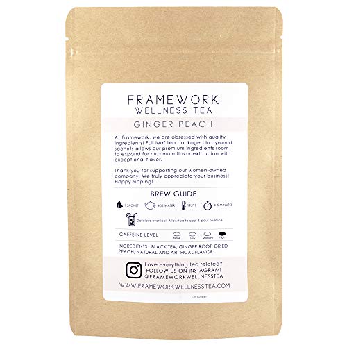 premium ginger peach green tea