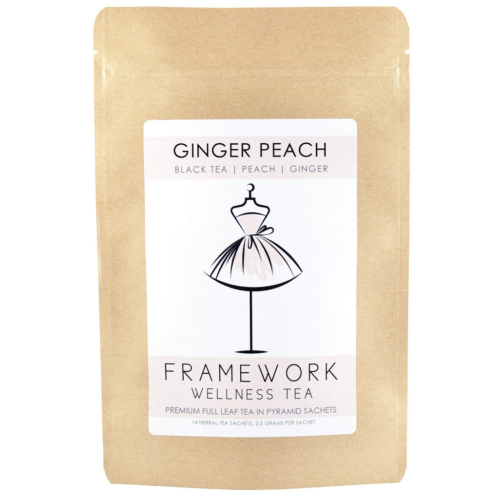 premium ginger peach green tea
