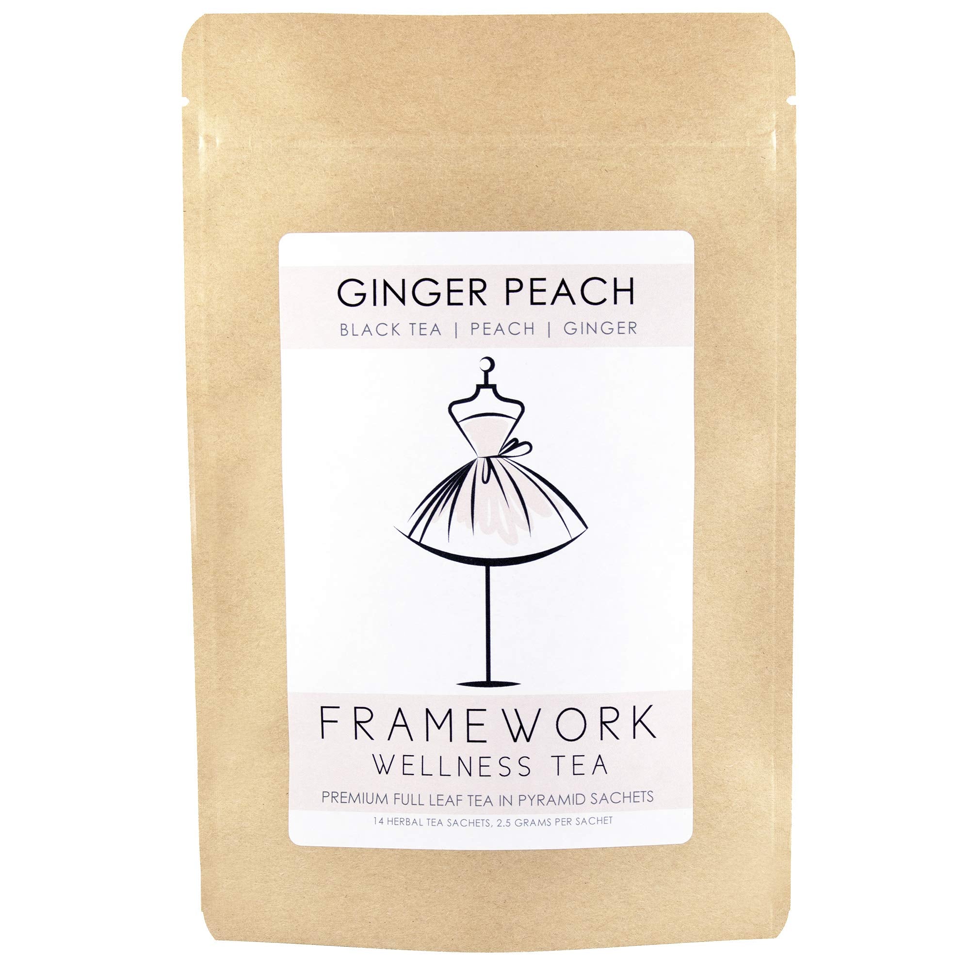premium ginger peach green tea