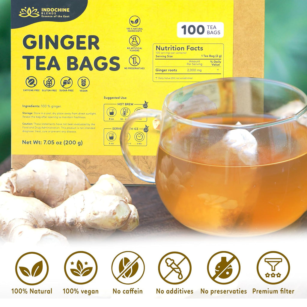 premium ginger tea for wellness