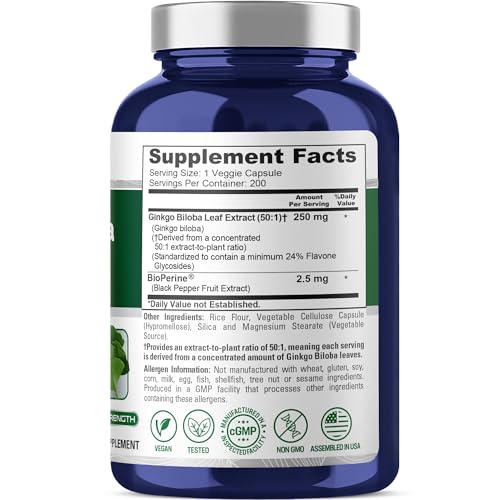 premium ginkgo biloba herbal formula