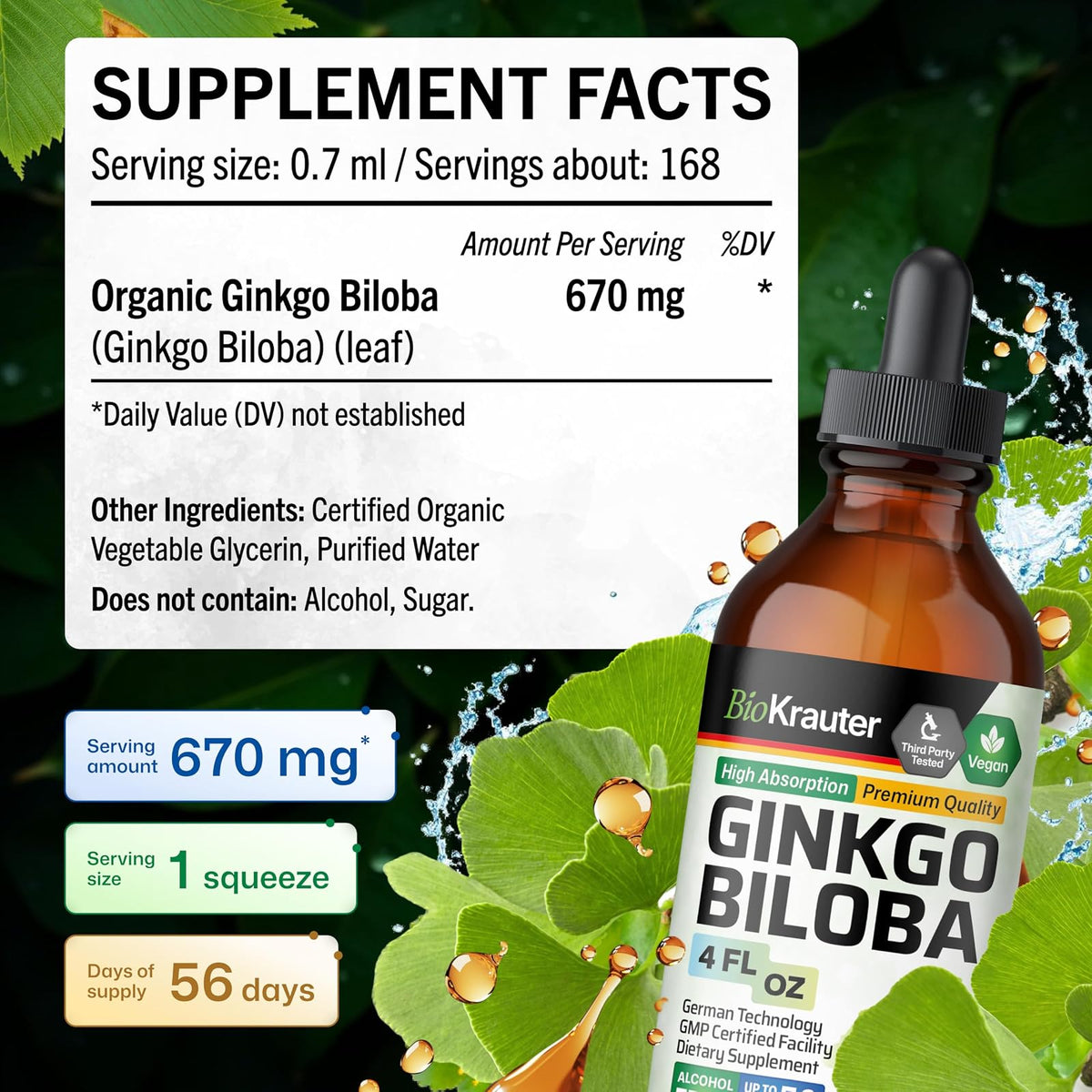 premium ginkgo biloba herbal remedy