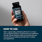 premium ginkgo biloba supplement capsules