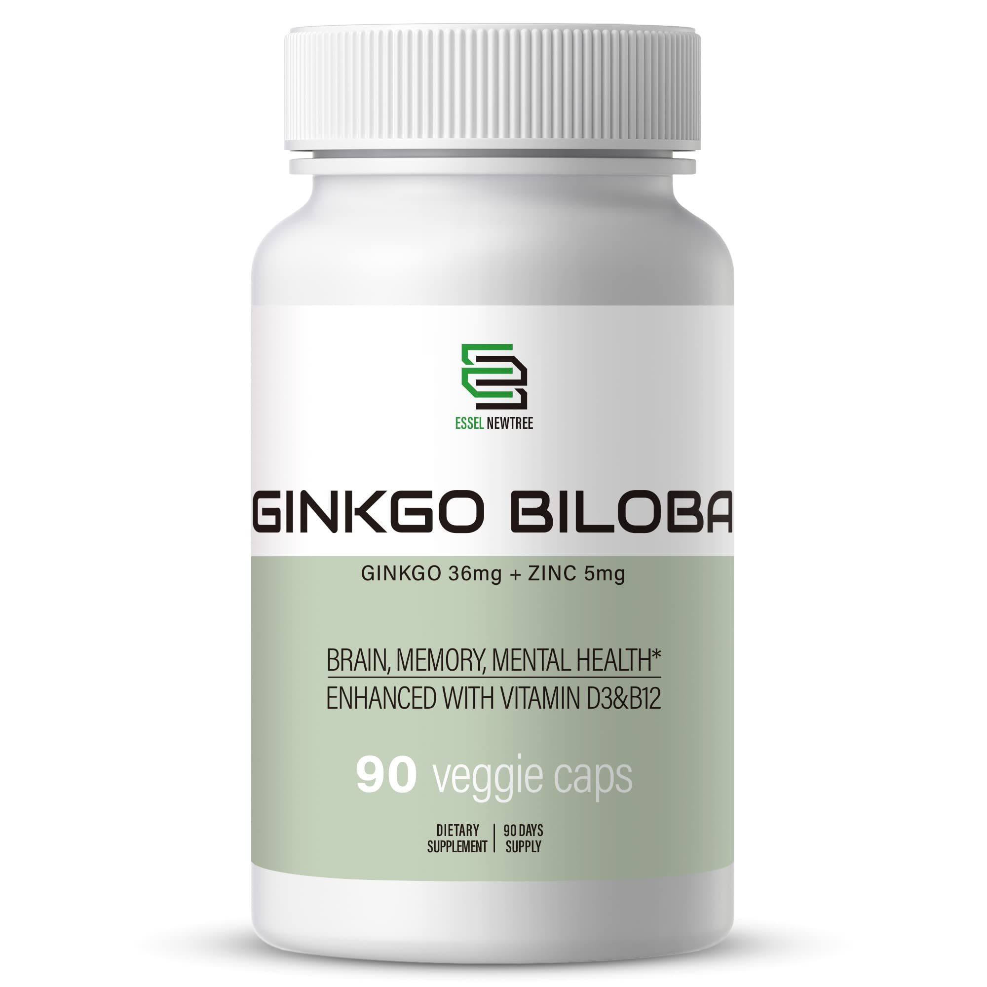 premium ginkgo biloba supplement capsules