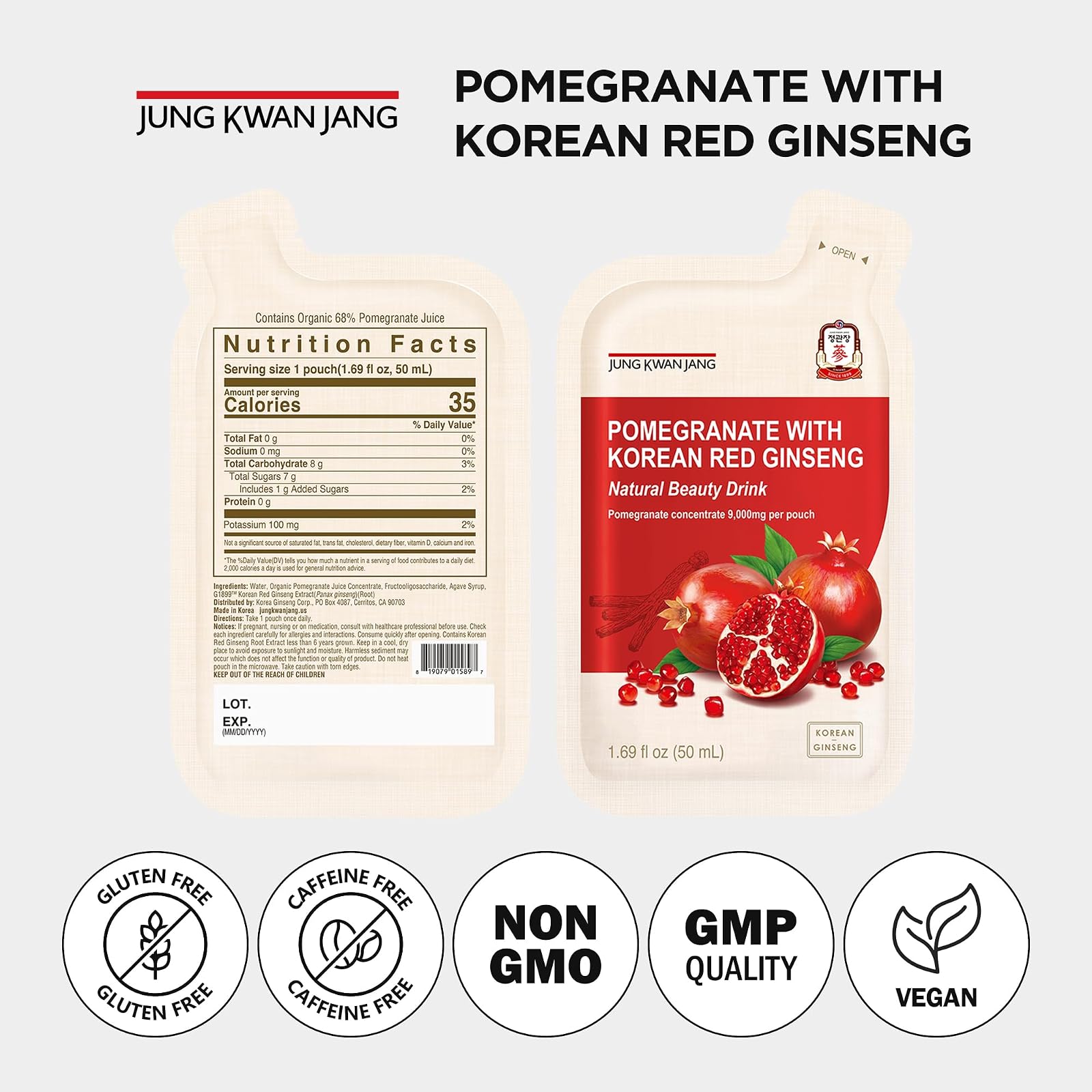 Premium ginseng extract with antioxidants