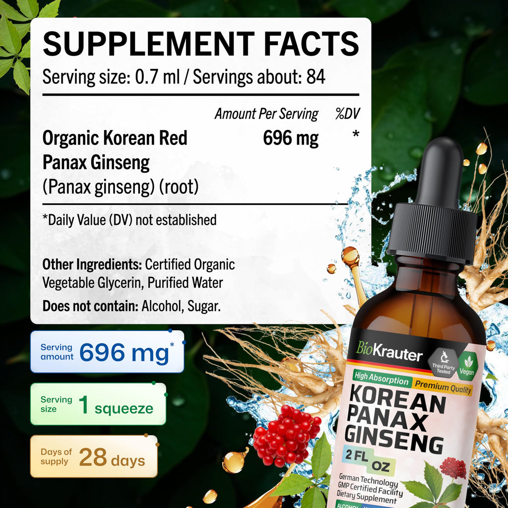 Premium ginseng for enhanced mental clarity