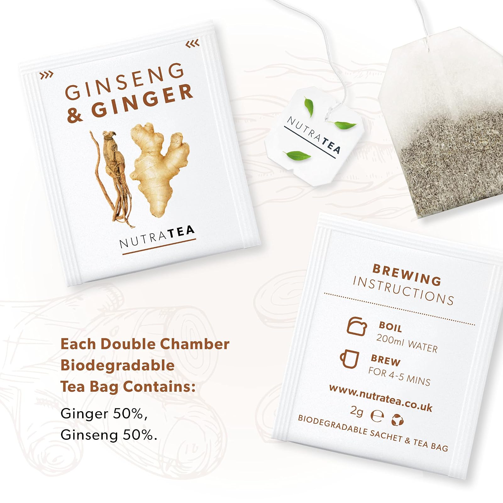 premium ginseng herbal tea experience