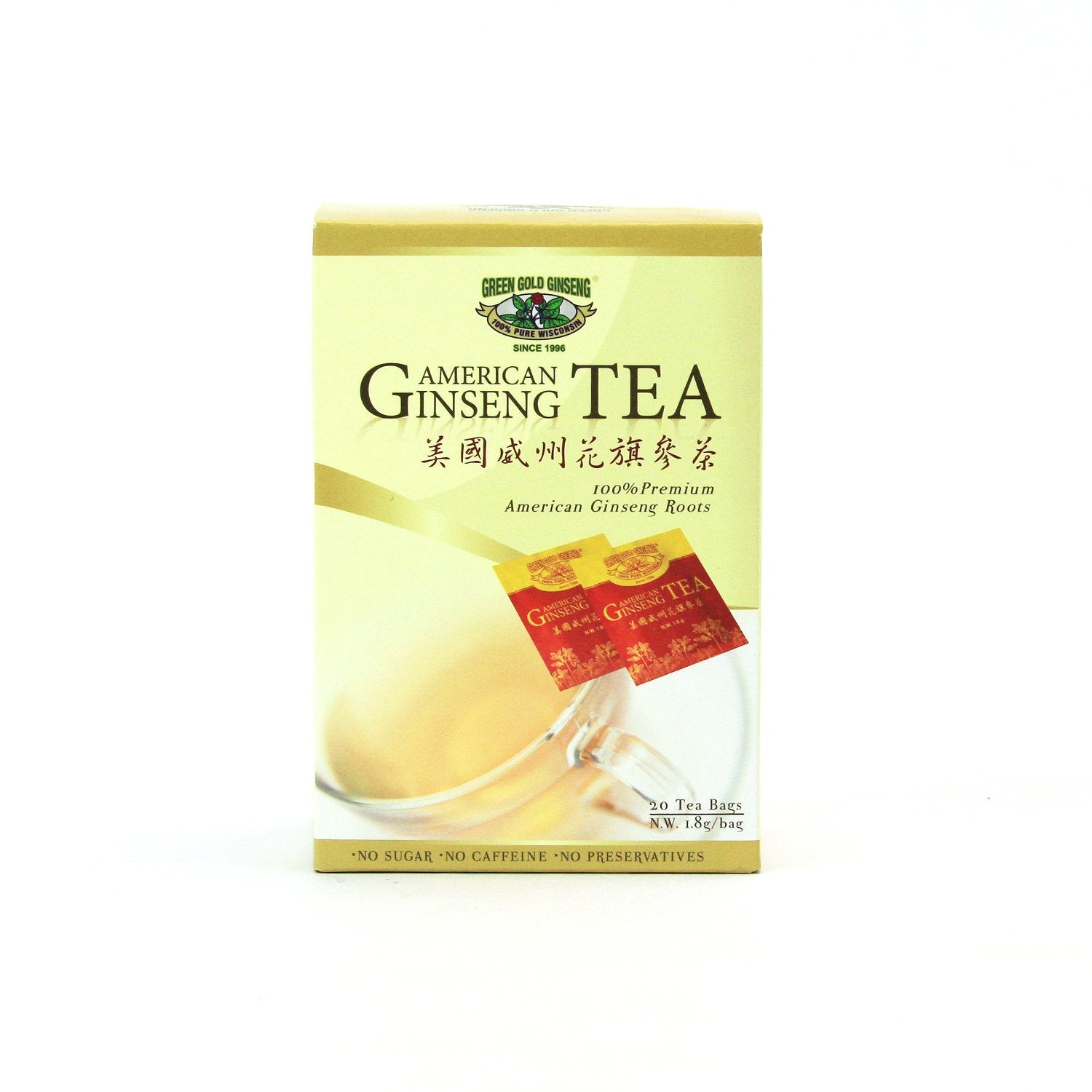 premium ginseng tea bags