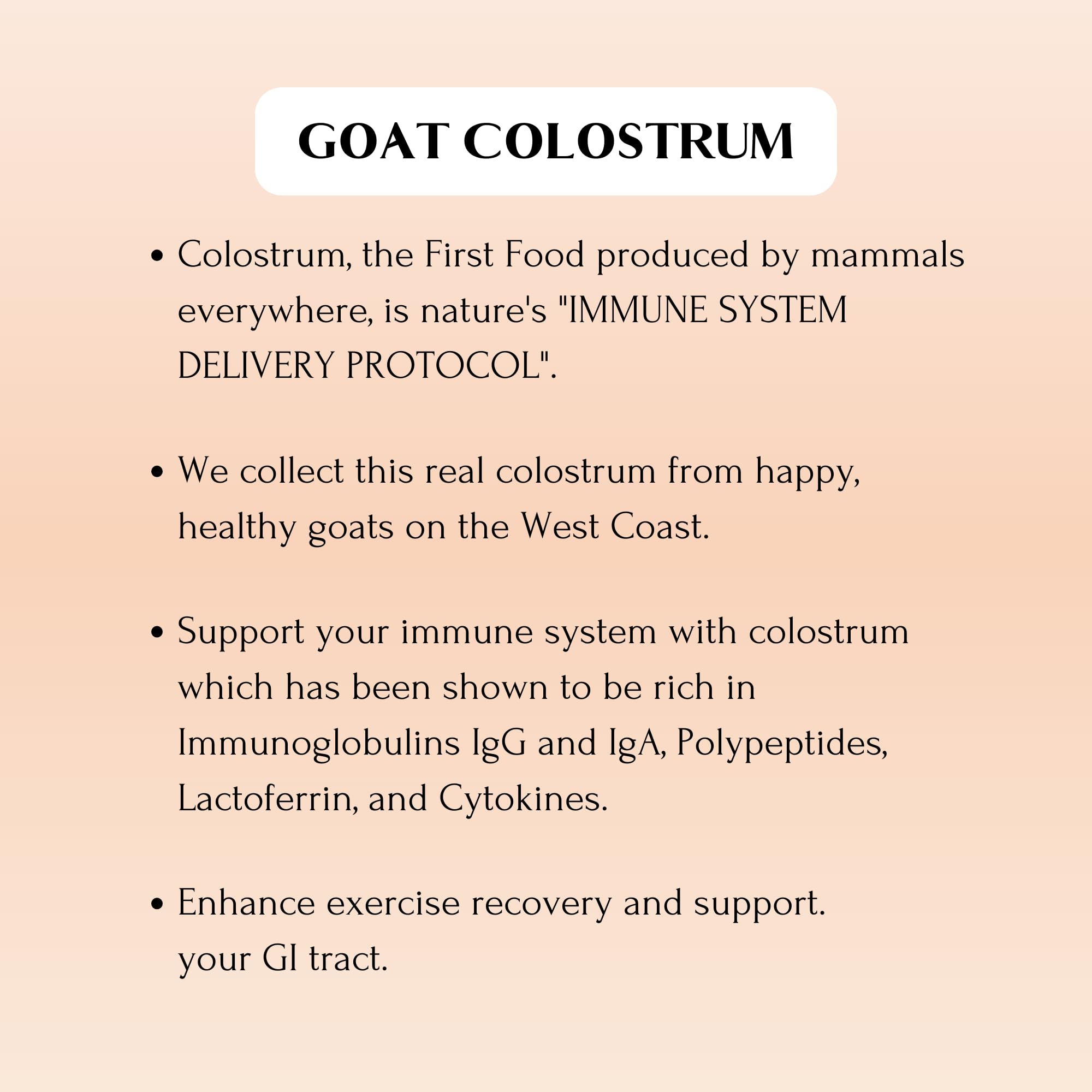 premium goat colostrum for athletes