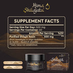 Premium gold grade shilajit resin