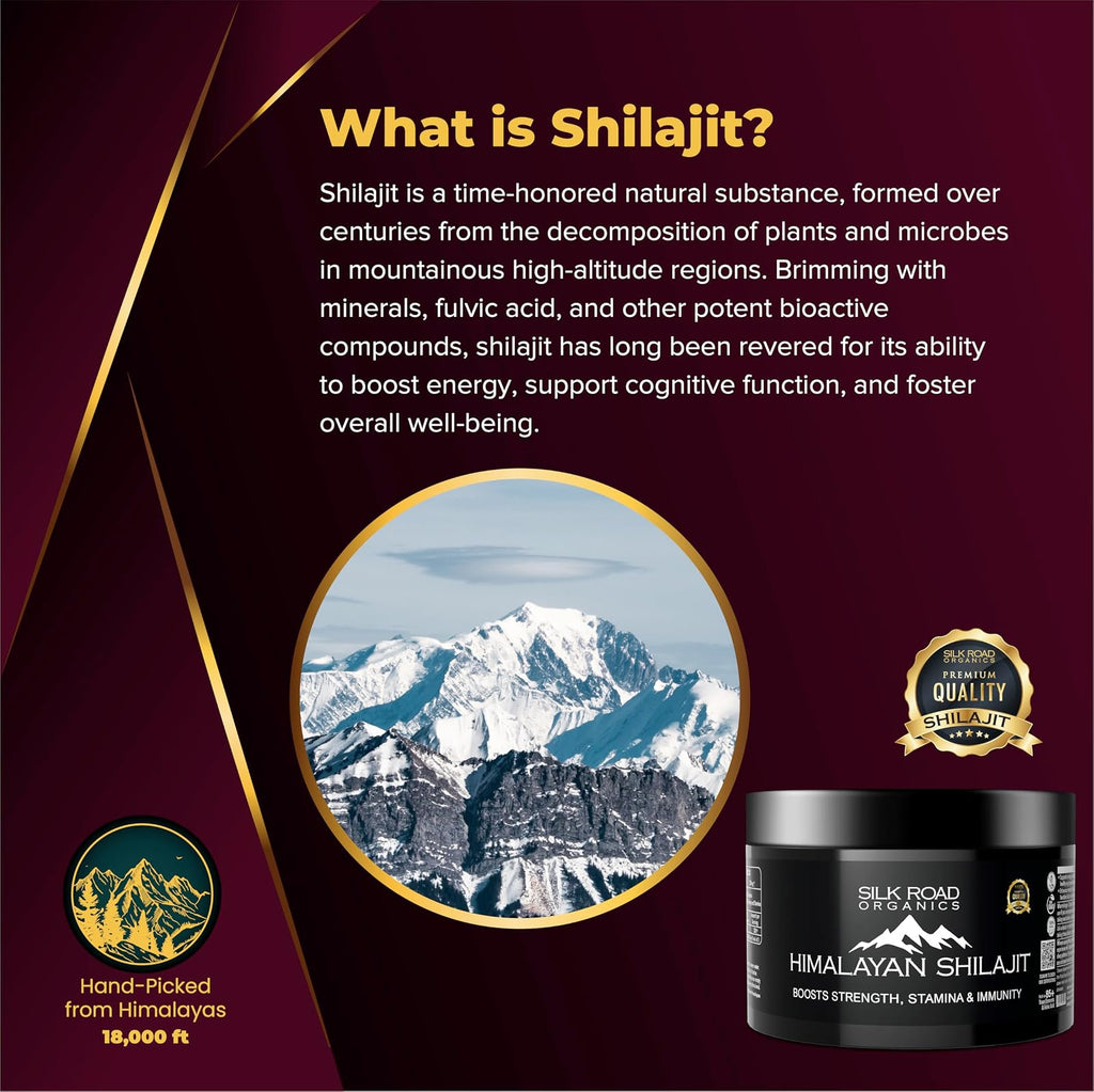 Premium gold grade Shilajit resin