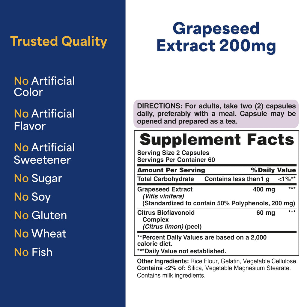 premium grape seed extract for vitality