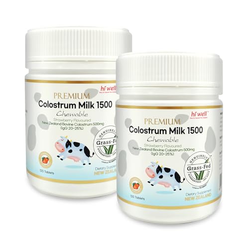 Premium grass-fed colostrum tablets