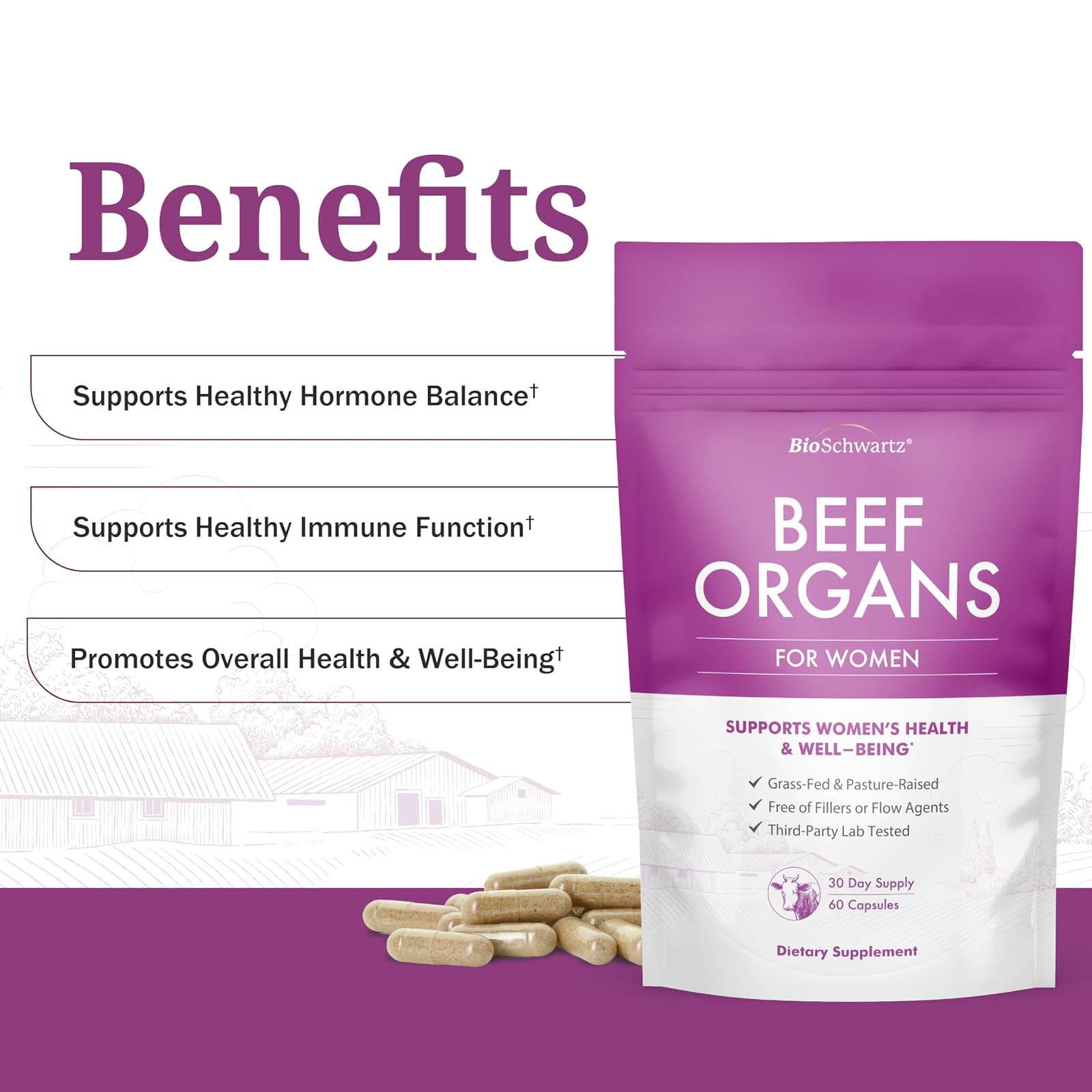 premium grass-fed liver capsules