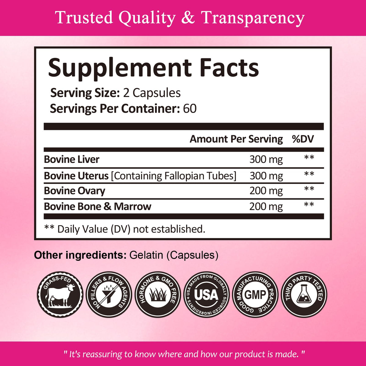 premium grass fed organ nutrition
