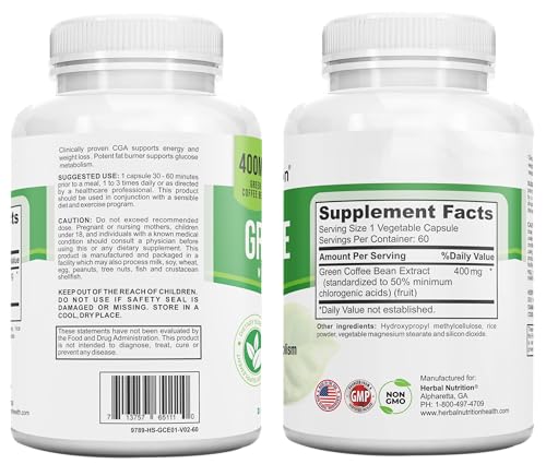 premium green coffee bean extract formula