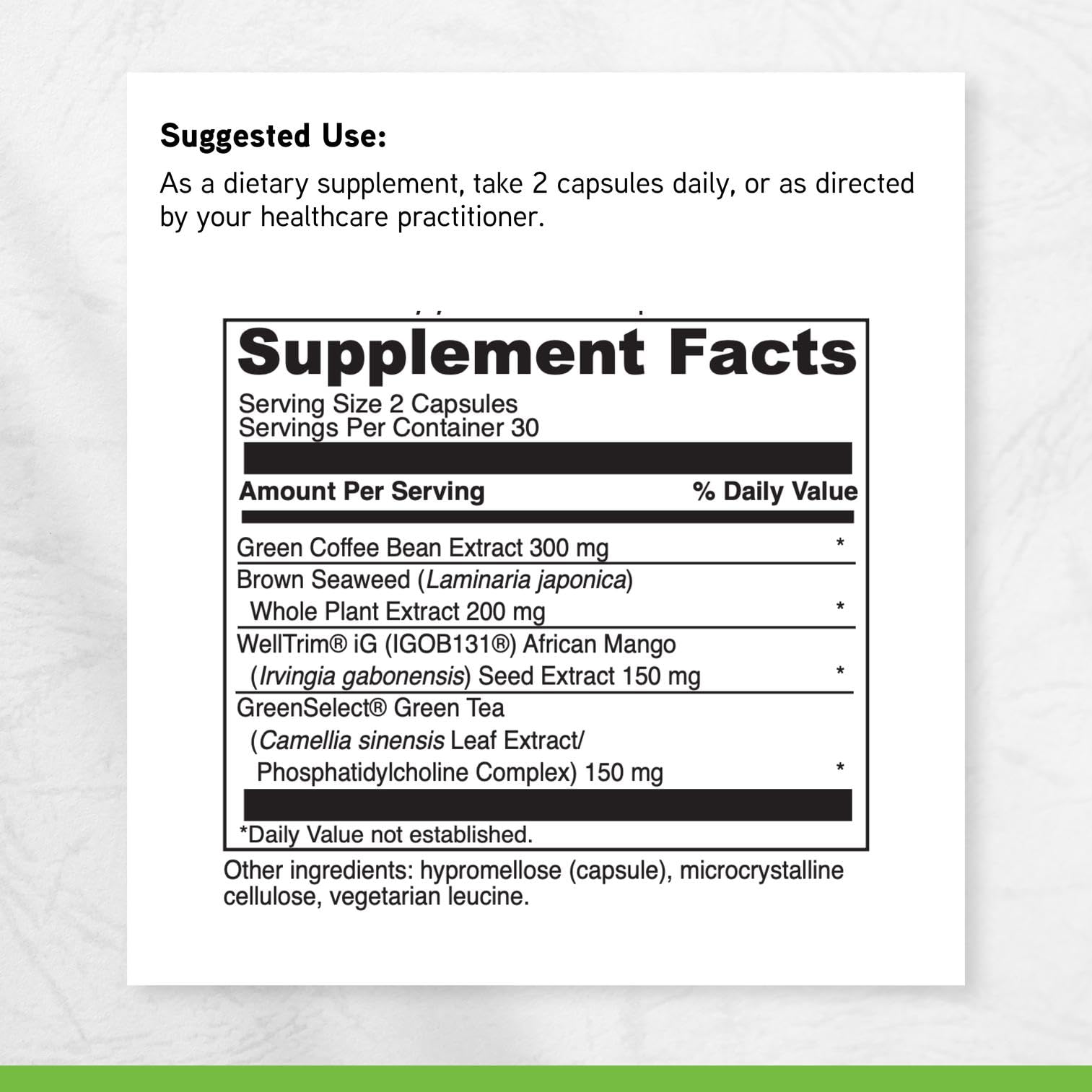 premium green coffee extract in Canada