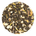 premium green tea blend with lychee