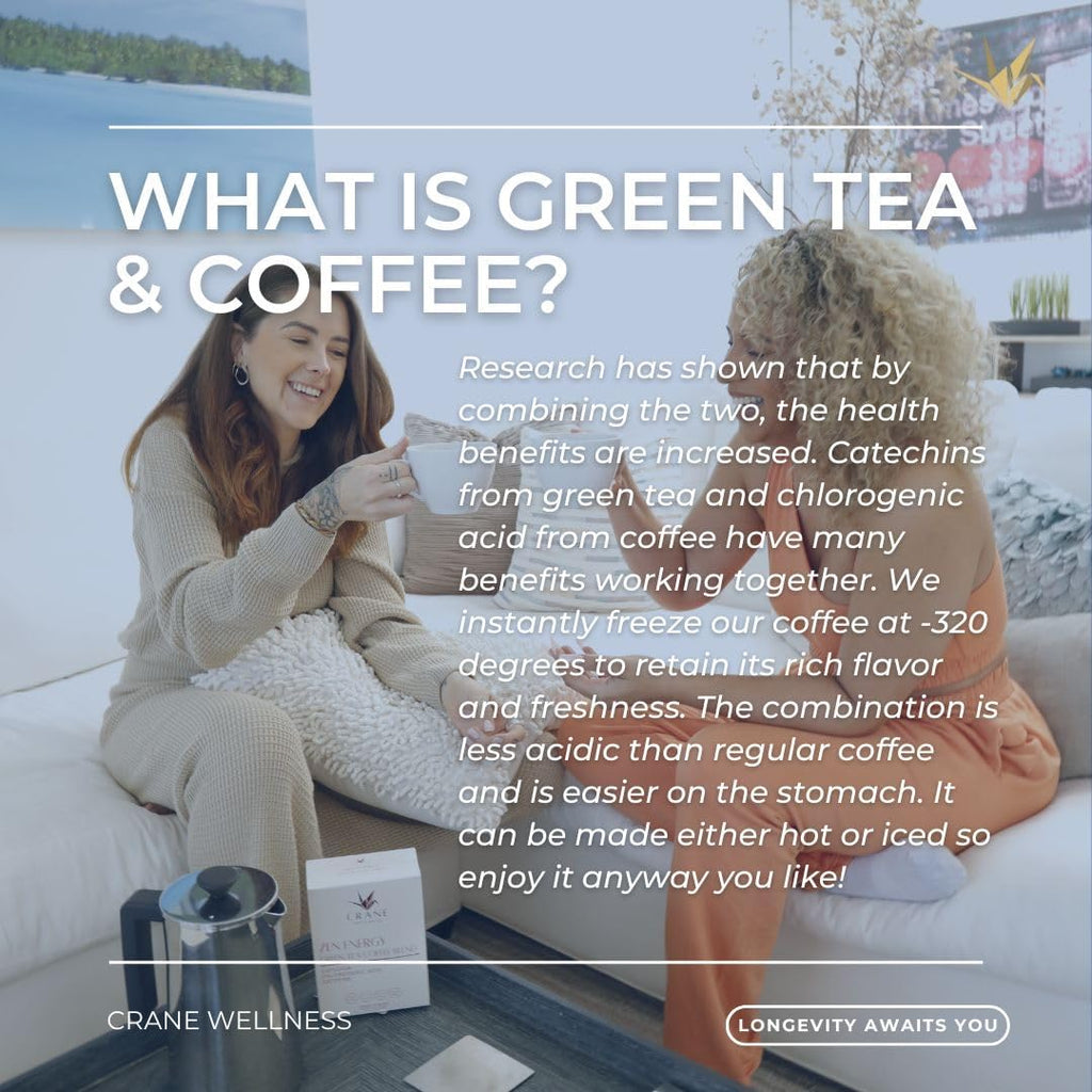 premium green tea coffee mix