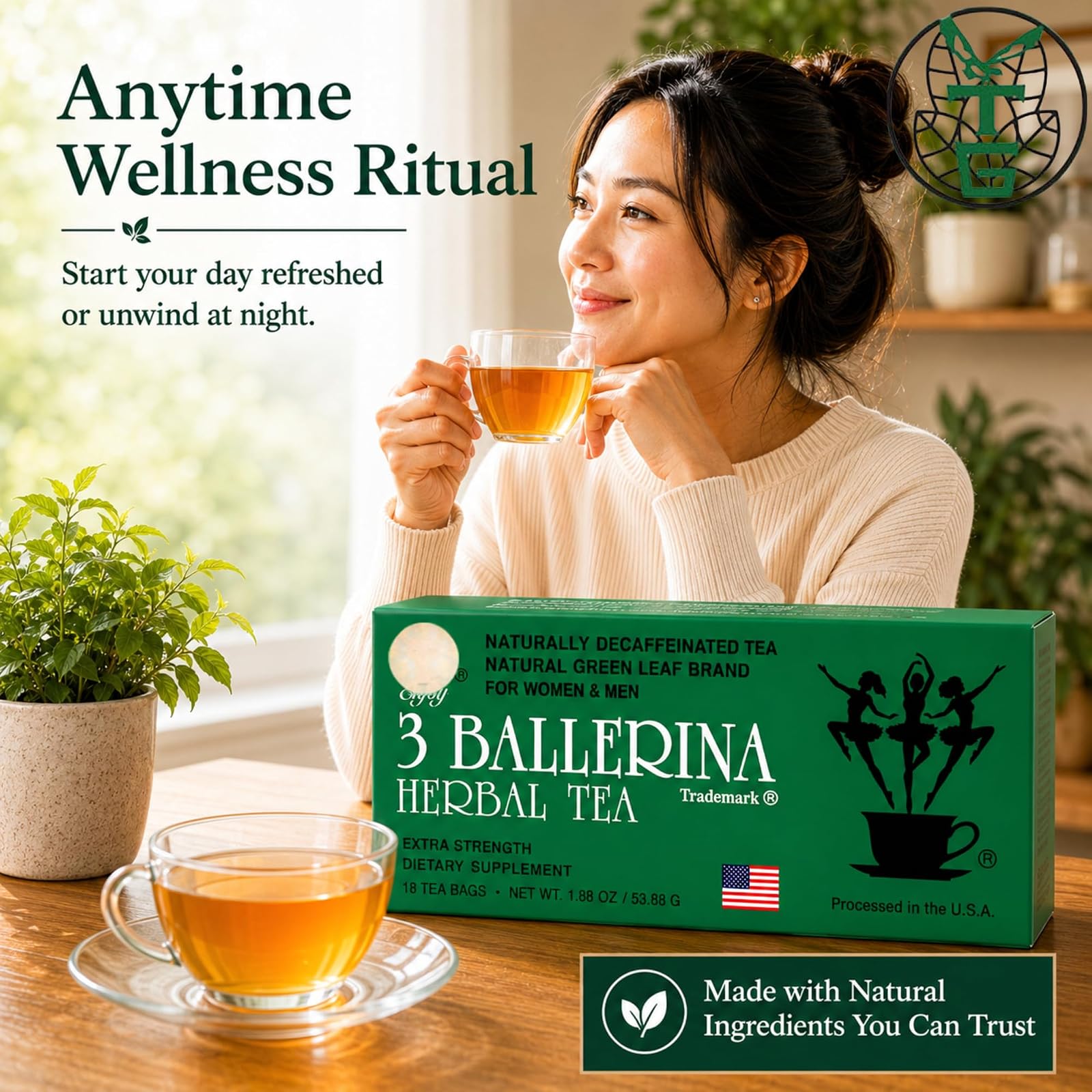 premium green tea extract infusion