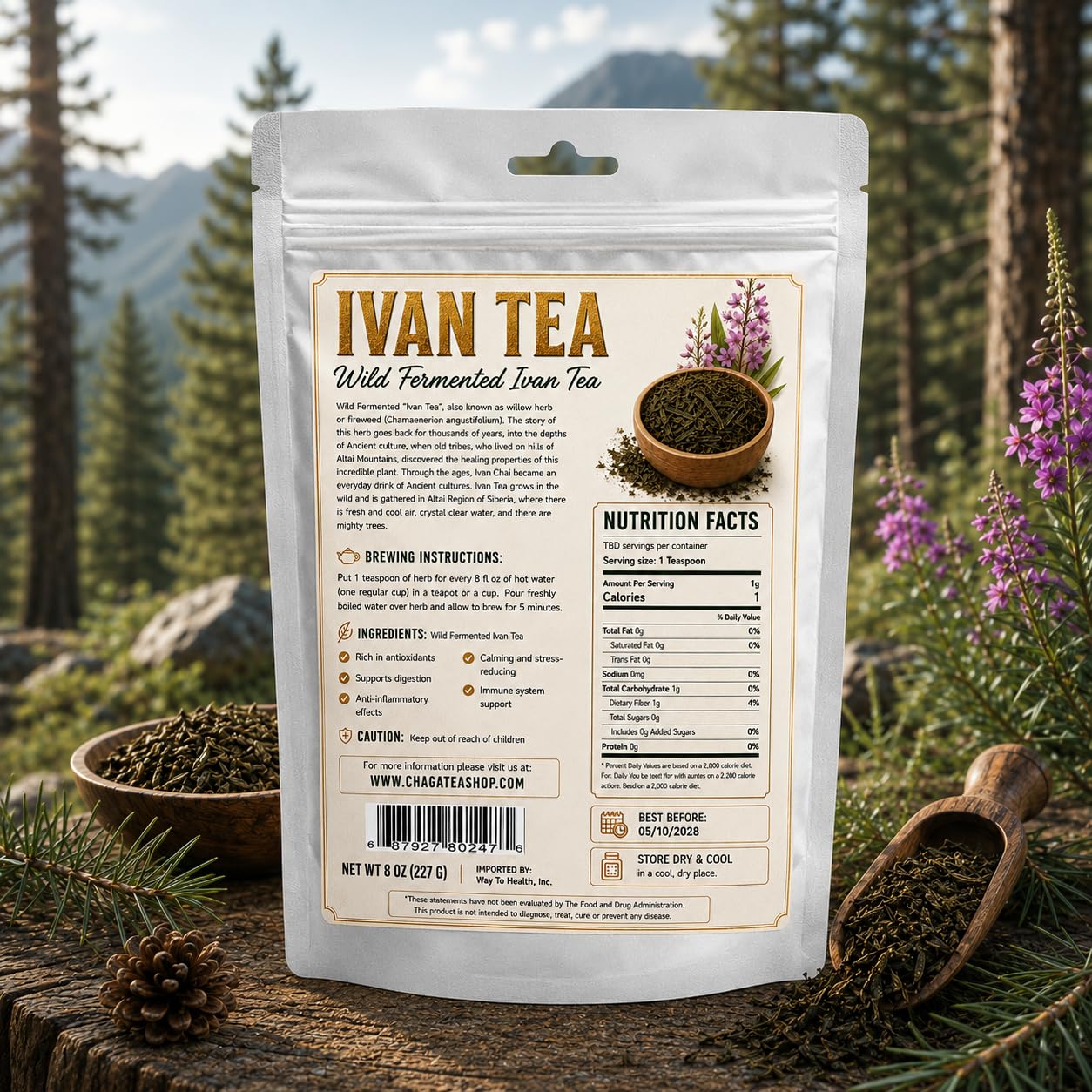 Premium green tea extract infusion