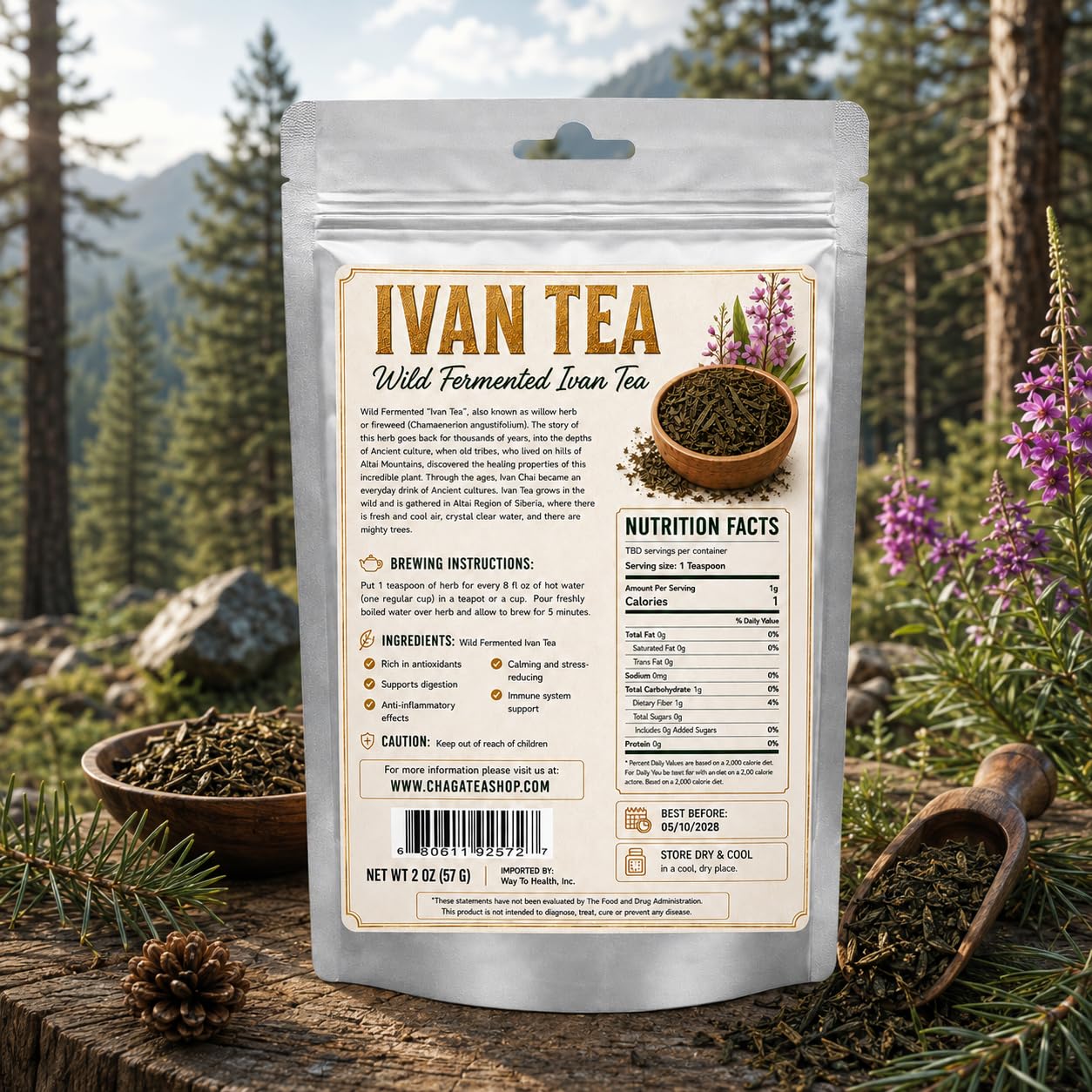 Premium green tea extract infusion