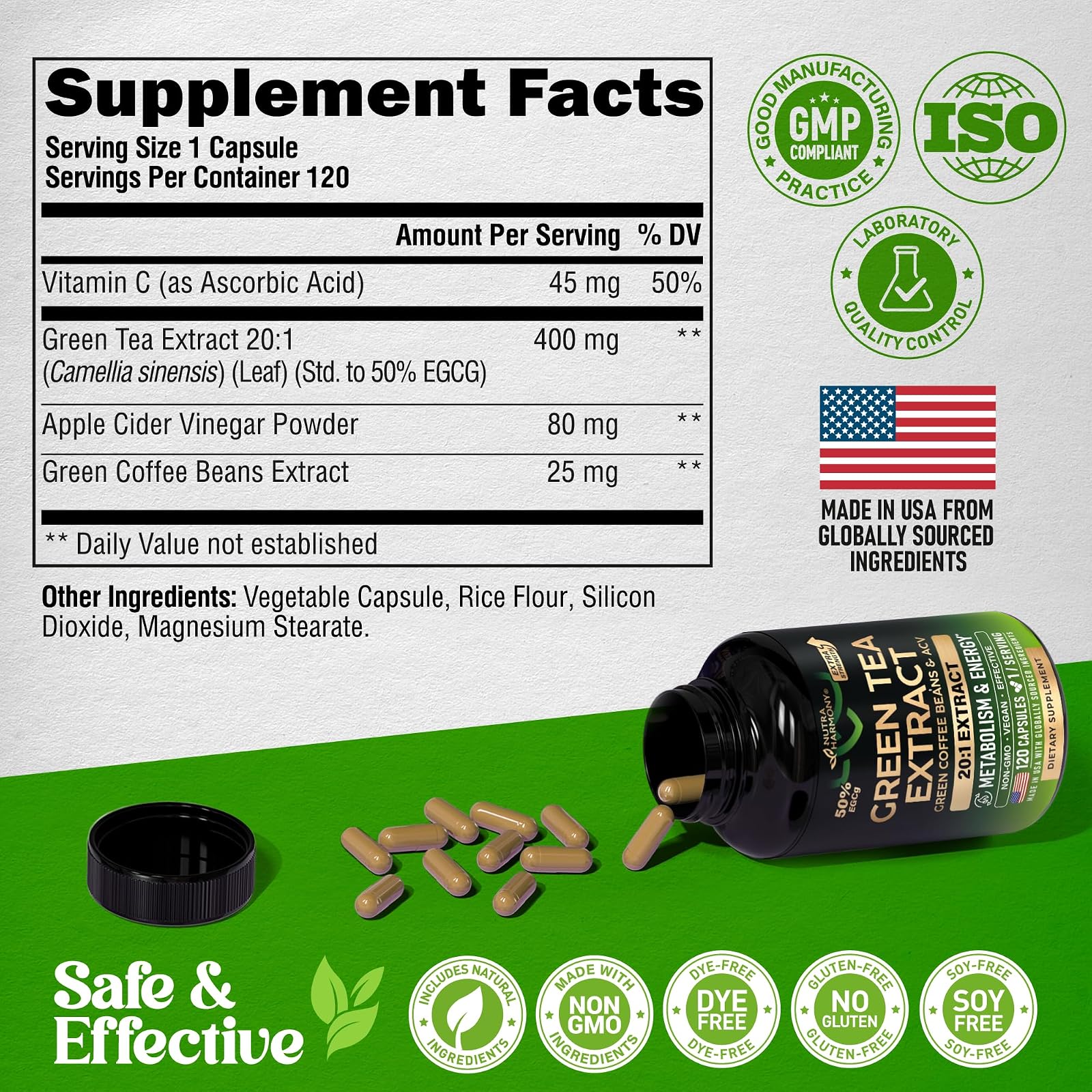 premium green tea extract supplement