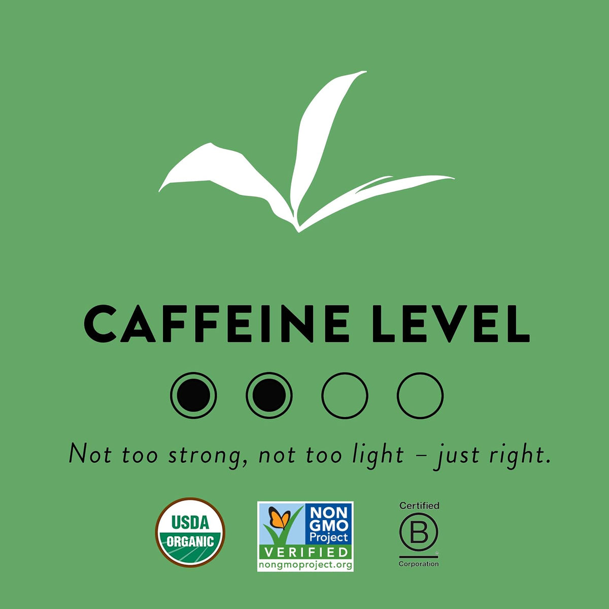 Premium green tea for energy