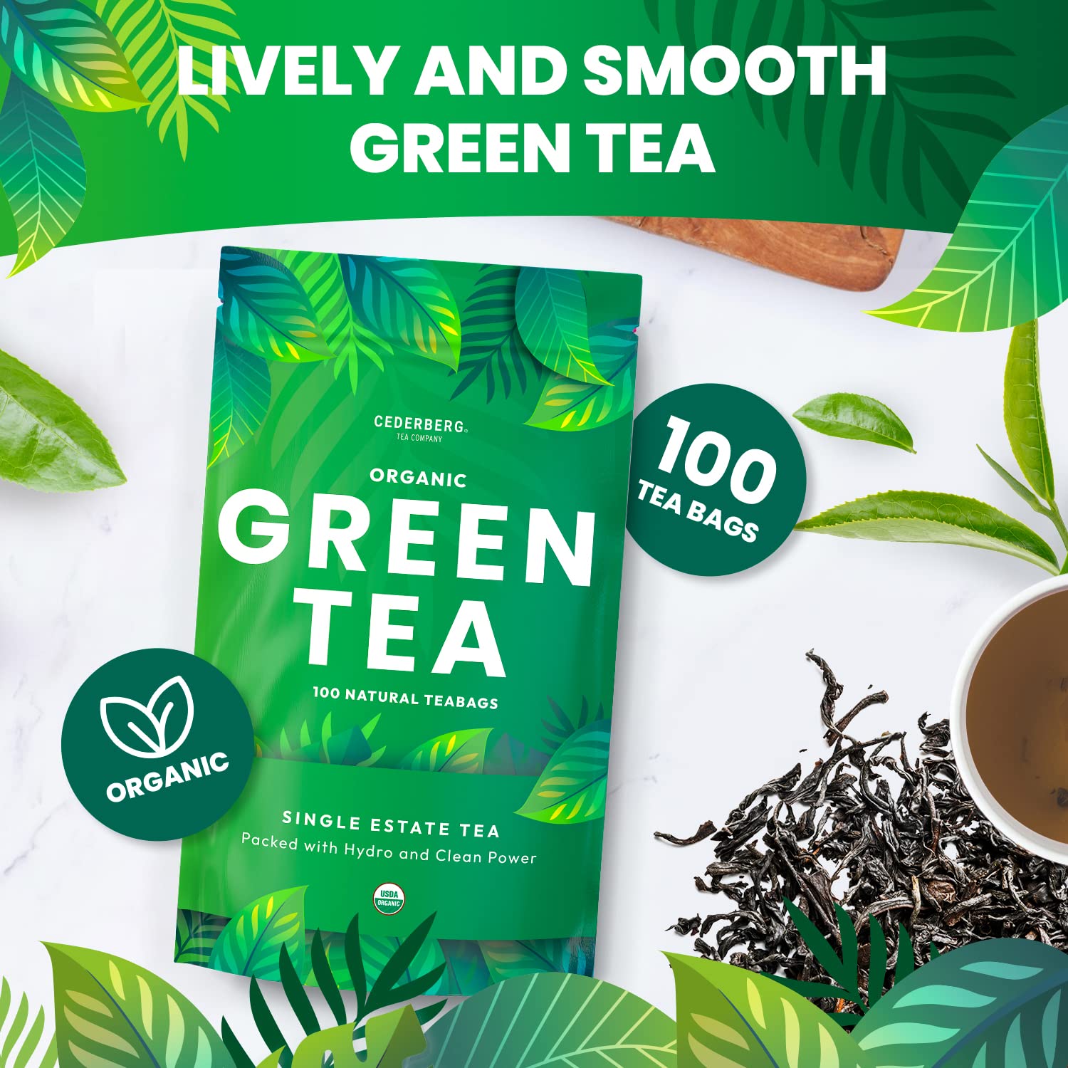 premium green tea for wellness