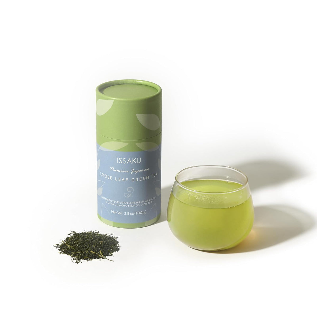 premium green tea leaves