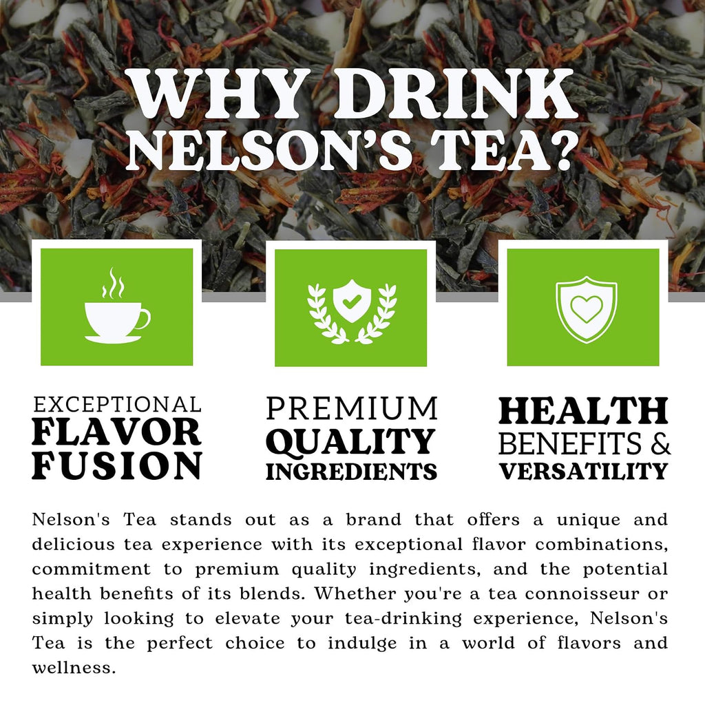 premium green tea with almonds