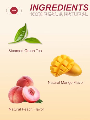 premium green tea with mango flavour