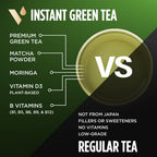 premium green tea with matcha