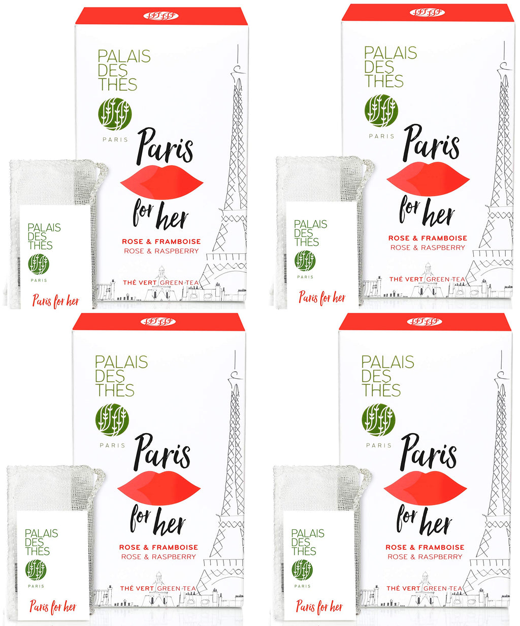premium green tea with rose