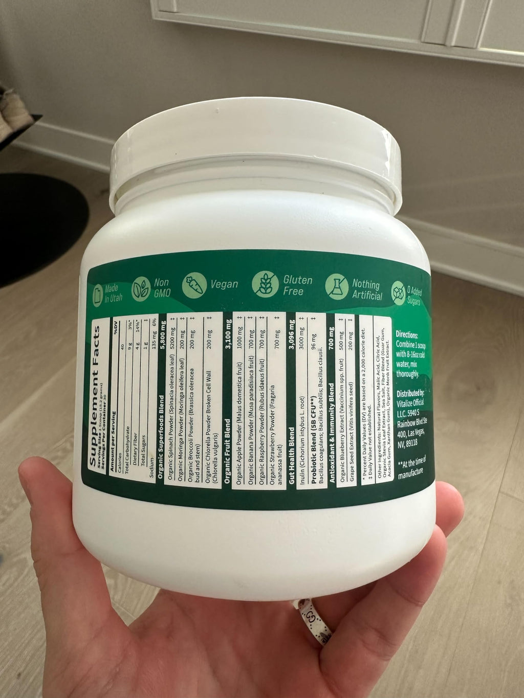 premium greens for active lifestyle