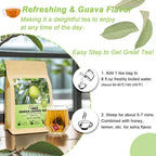 premium guava leaves tea bags 50 count