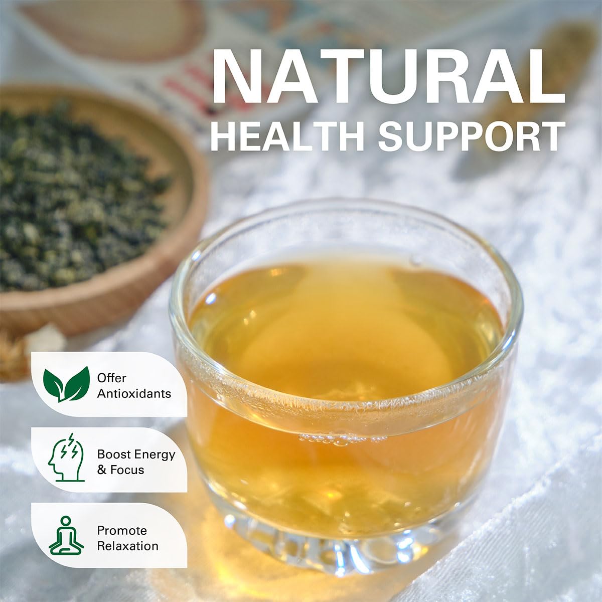 premium gunpowder green tea flavour