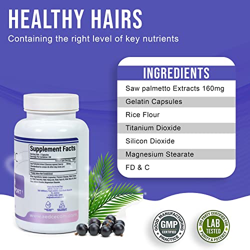 premium hair vitamins with saw palmetto