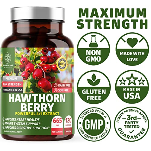 premium hawthorn berry extract capsules