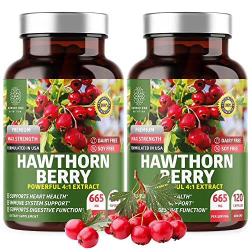 premium hawthorn berry extract capsules