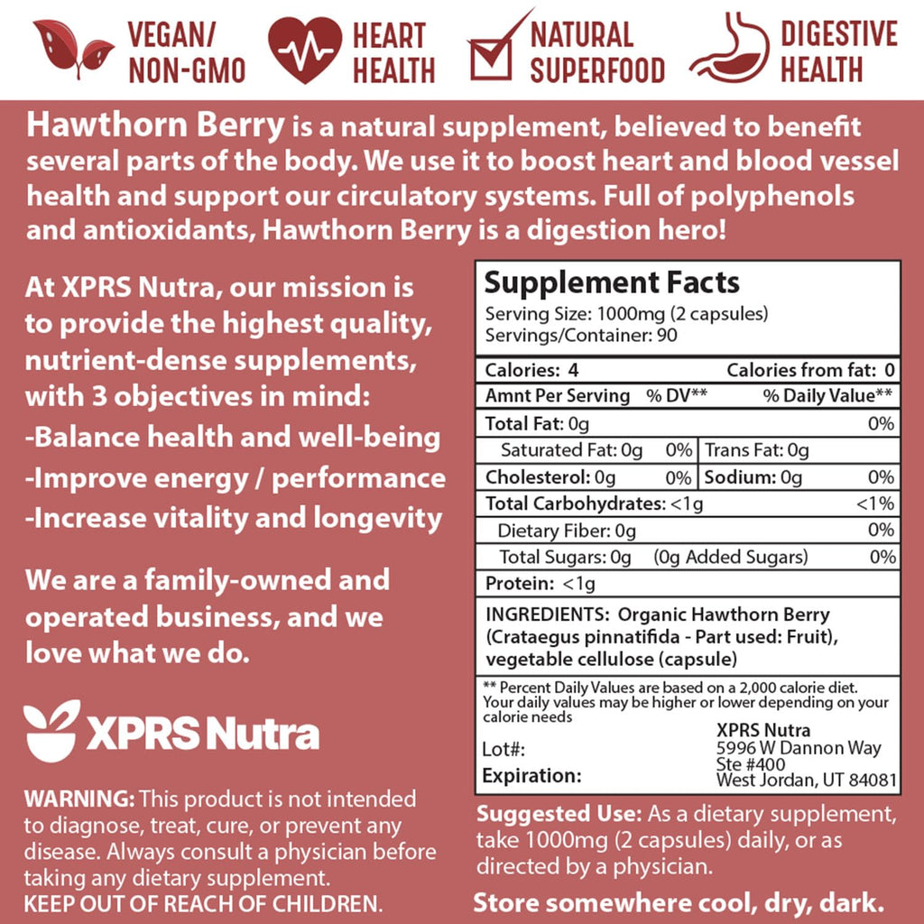 premium hawthorn berry for holistic health