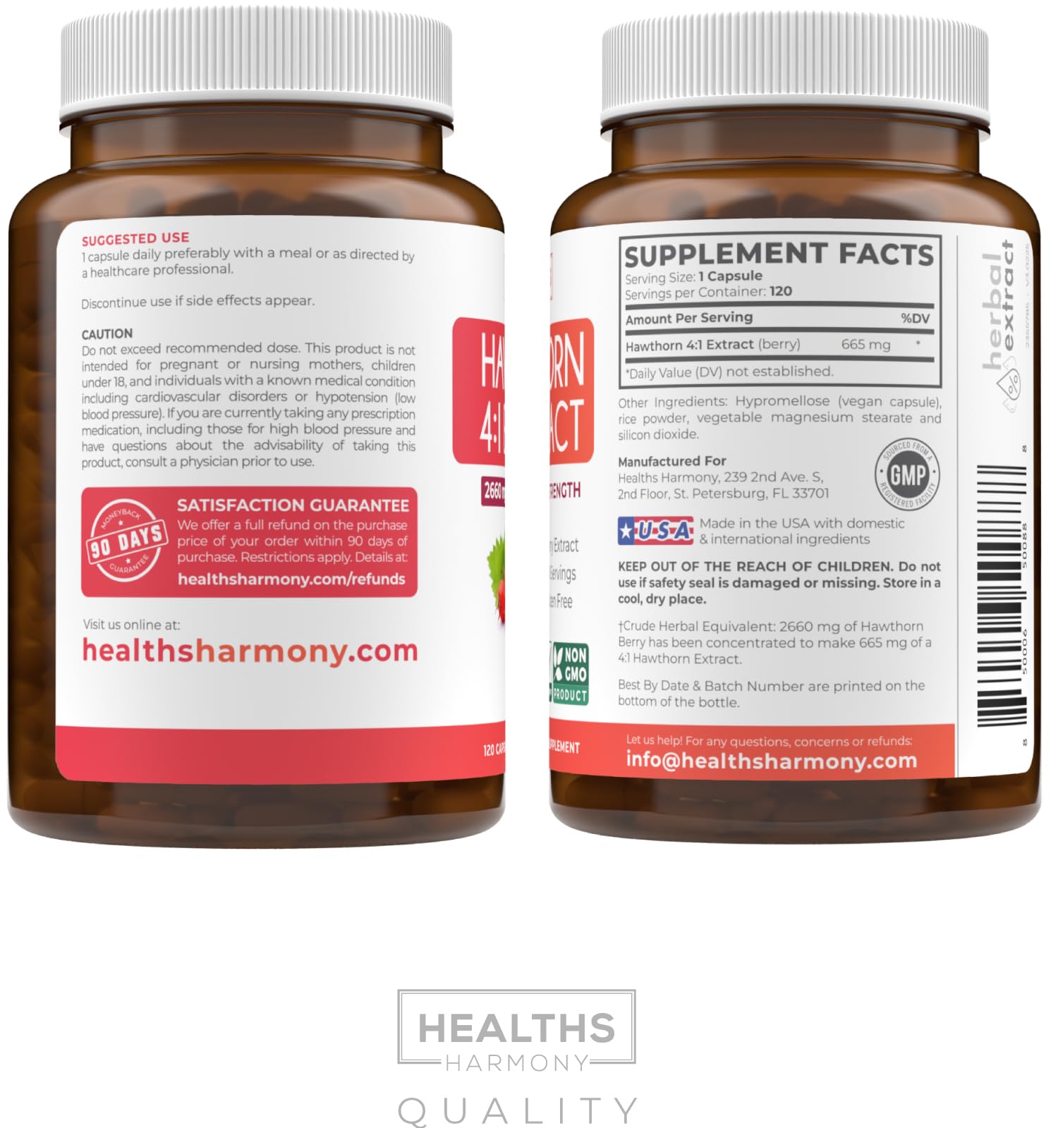 Premium hawthorn extract for stress relief