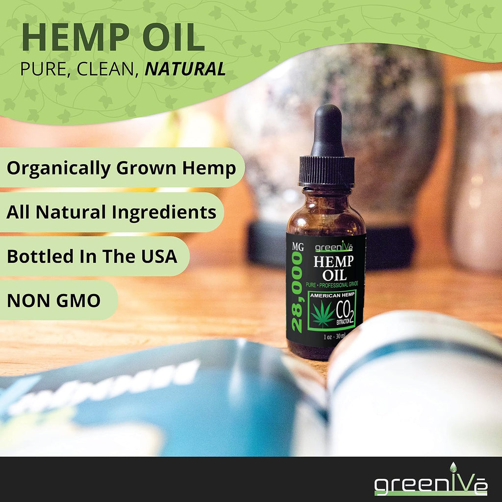 Premium hemp oil for daily use