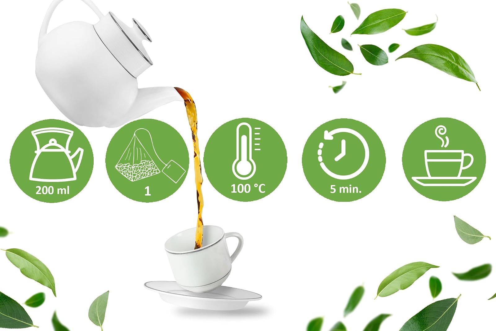 premium herbal black tea experience