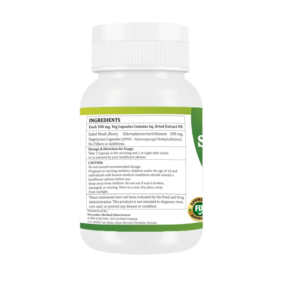 Premium herbal capsules for vitality