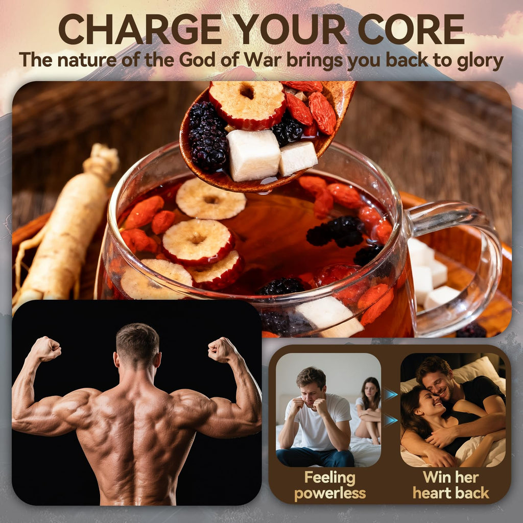 premium herbal infusion with ginseng