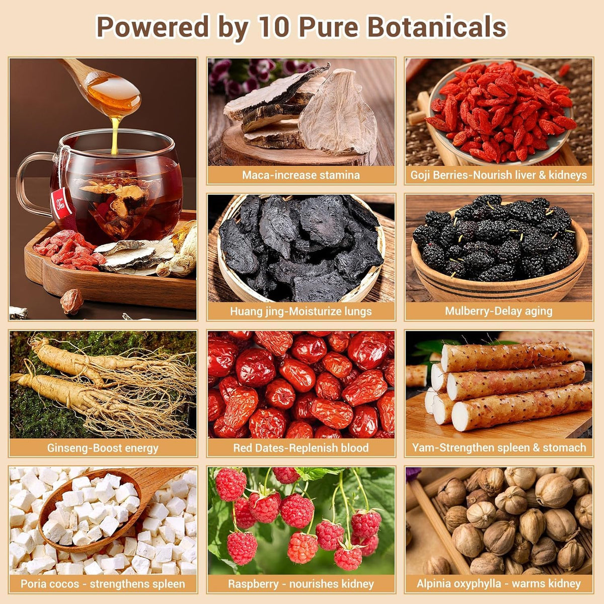Premium herbal tea blend