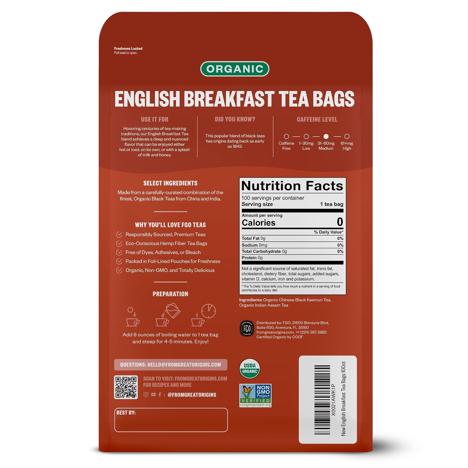 premium herbal tea for breakfast