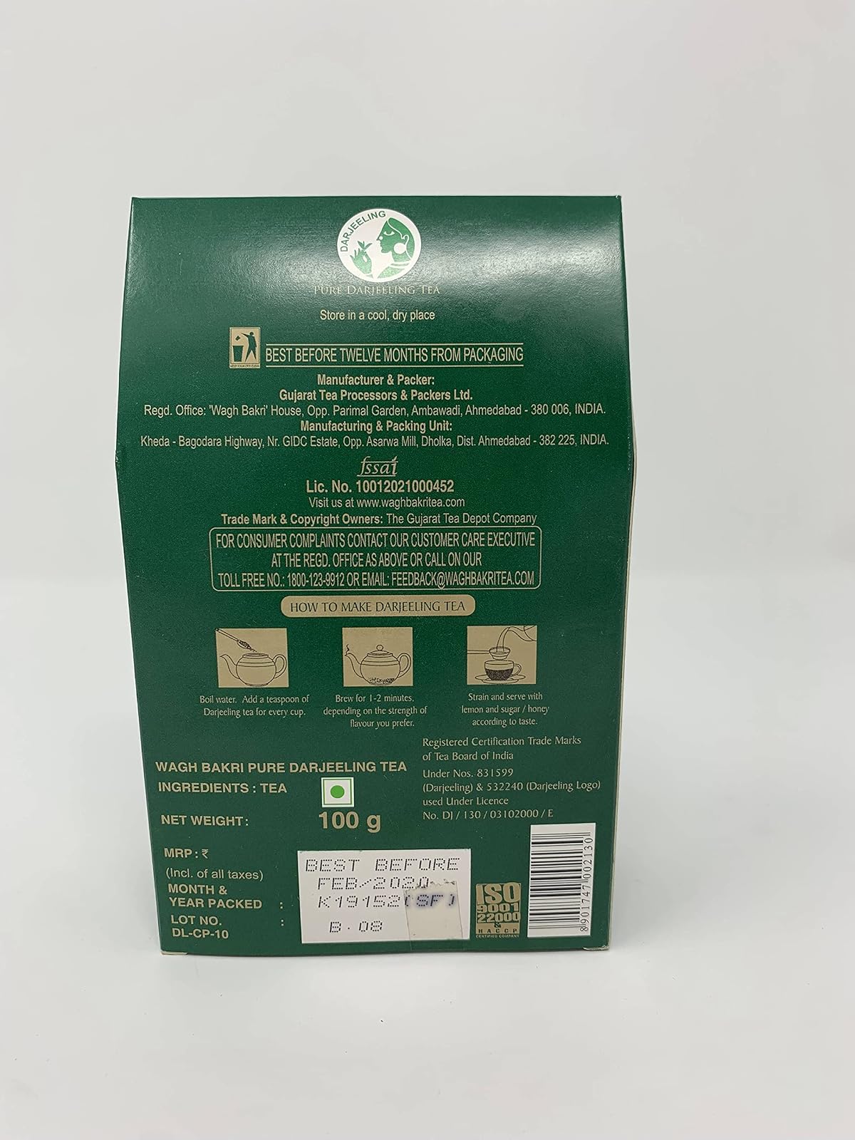 Premium herbal tea from Darjeeling